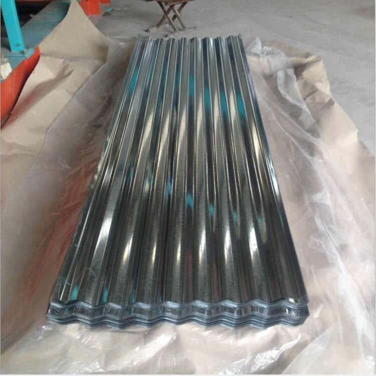 HRB65 Galvanized Roofing Sheet 0.8mm 16 Ft Corrugated Steel Roof Panel