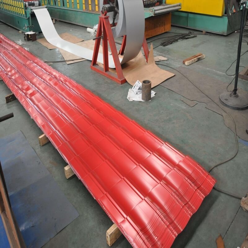 SGCC Pre Painted Corrugated Roof 0.125-2.5mm Color Coated Corrugated Sheets