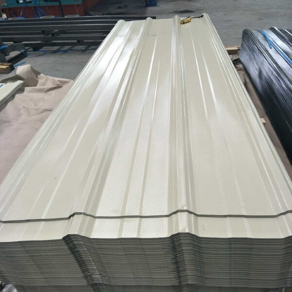 30-275g/M2 Color Coated Roofing Sheet 600-1100mm White Corrugated Metal ...